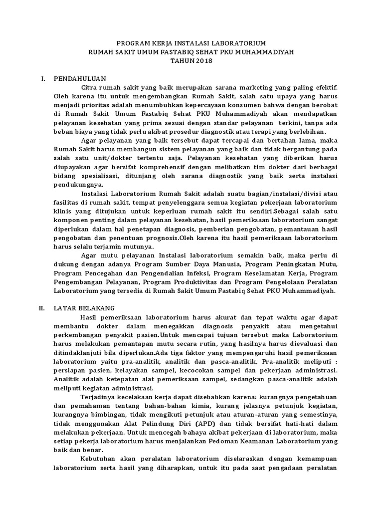 Proker Lab 2018 (Word) | PDF