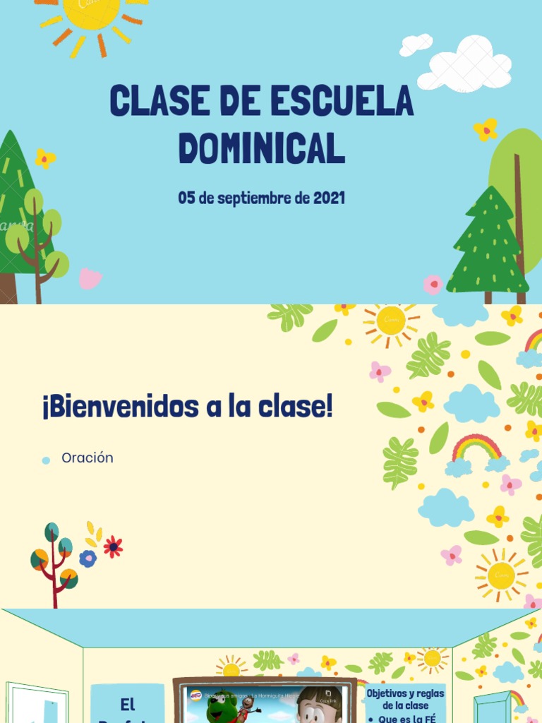 Clase de Escuela Dominical | PDF