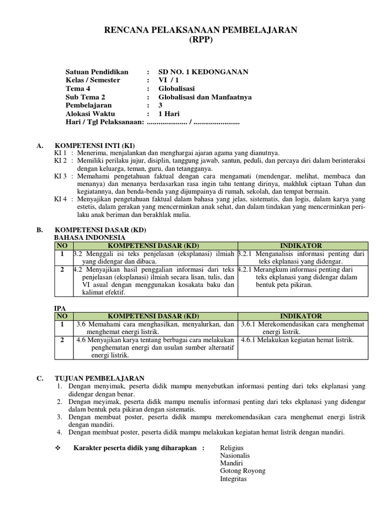 Poster Tema 4 Globalisasi | PDF
