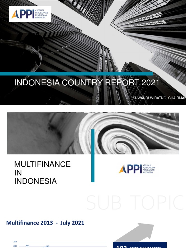 Indonesia Country Report 2021: Suwandi Wiratno, Chairman | PDF ...