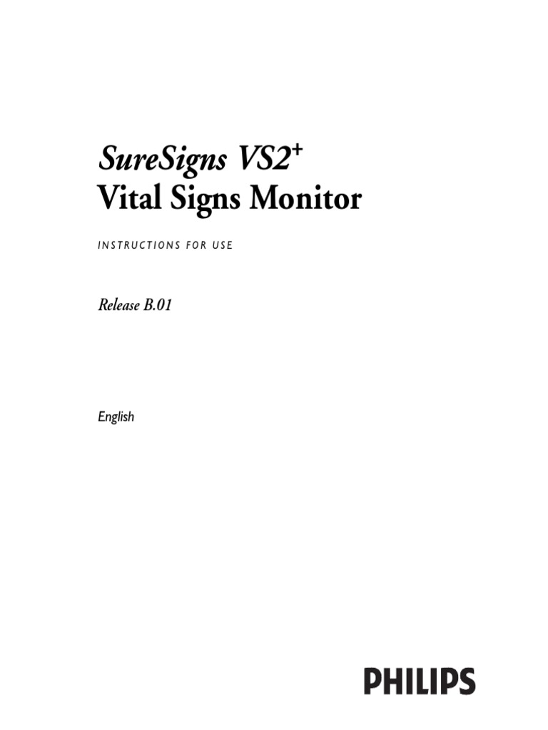 Philips SureSigns VS2 Monitor Owners Manual | PDF | Alternating Current ...