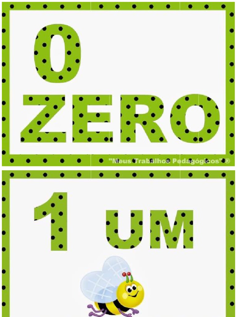 NUMEROS DE 0 A 20 Imprimir | PDF