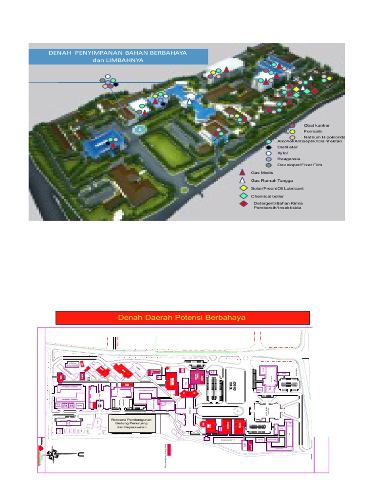 3a.contoh Denah Area Berisiko B3 | PDF
