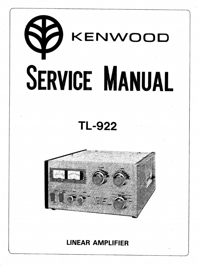 Kenwood TL-922A Amplifier Overview | PDF