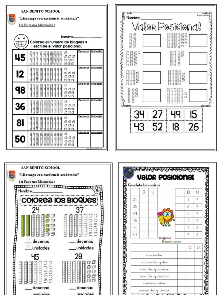 Matem 13 Semana 1ER GRADO | PDF
