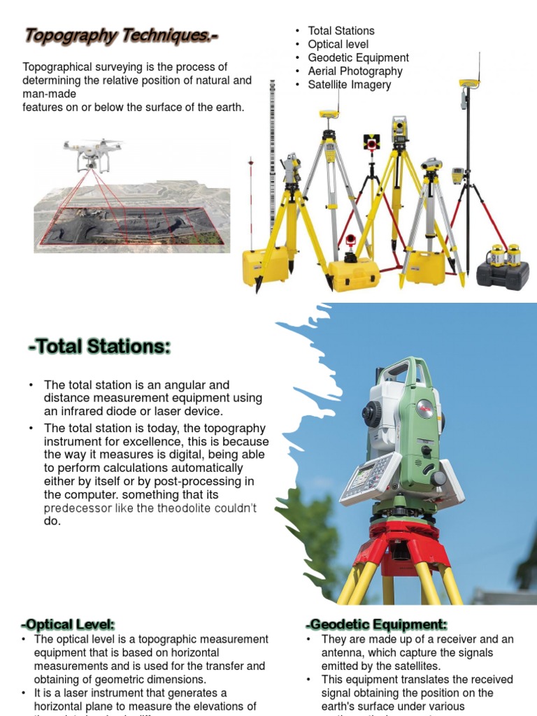 Topography Techniques | PDF | Computers | Technology & Engineering