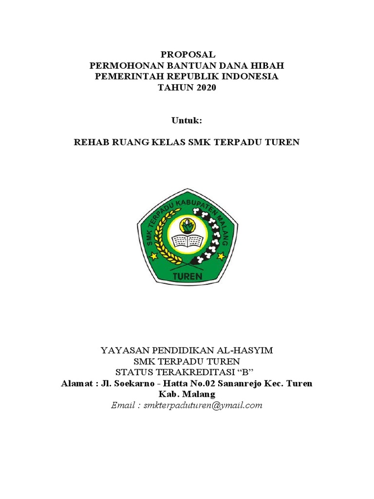 Proposal SMK Terpadu | PDF