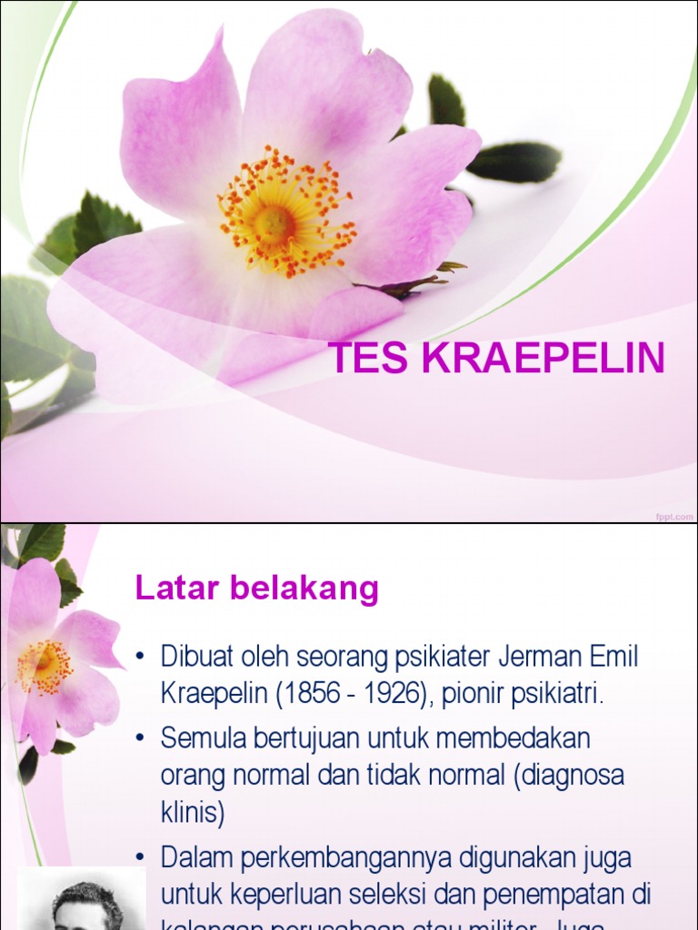 2a. Tes Kraepelin | PDF