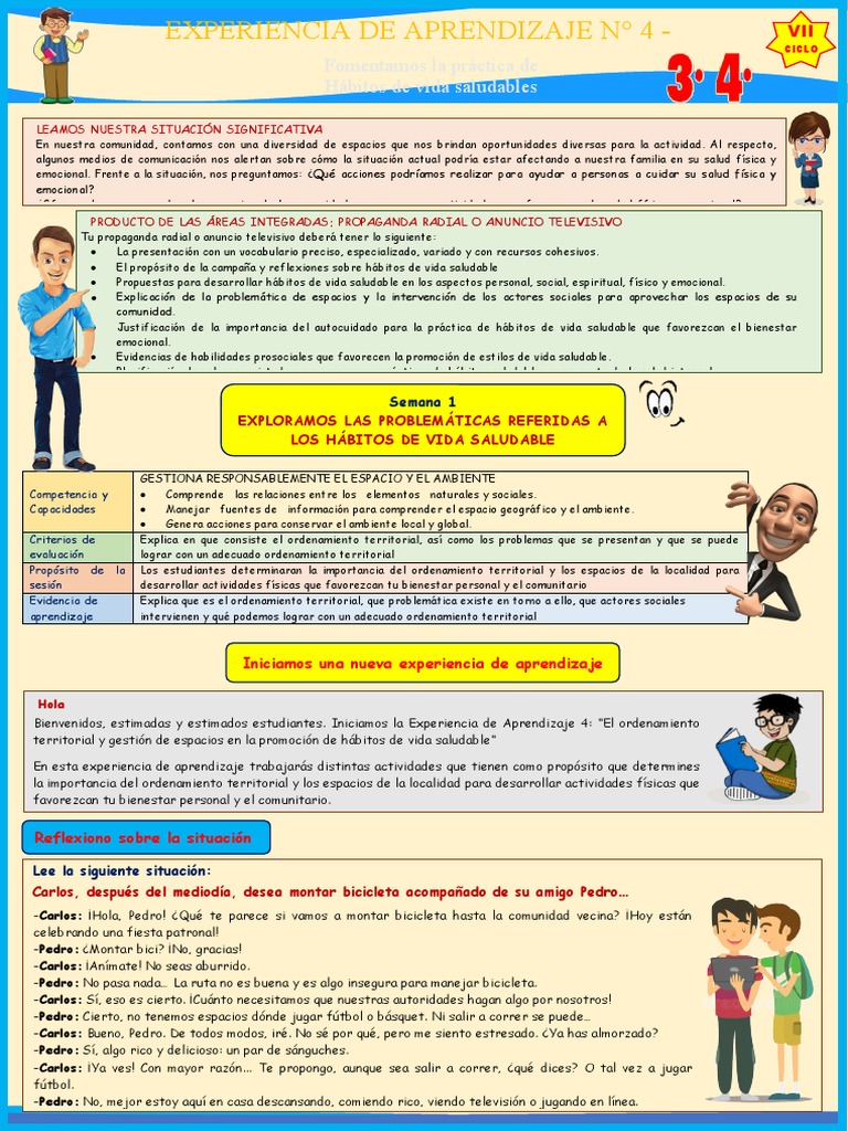 3°,4° CCSS-4ta. EdA | PDF | Evaluación | Sustentabilidad