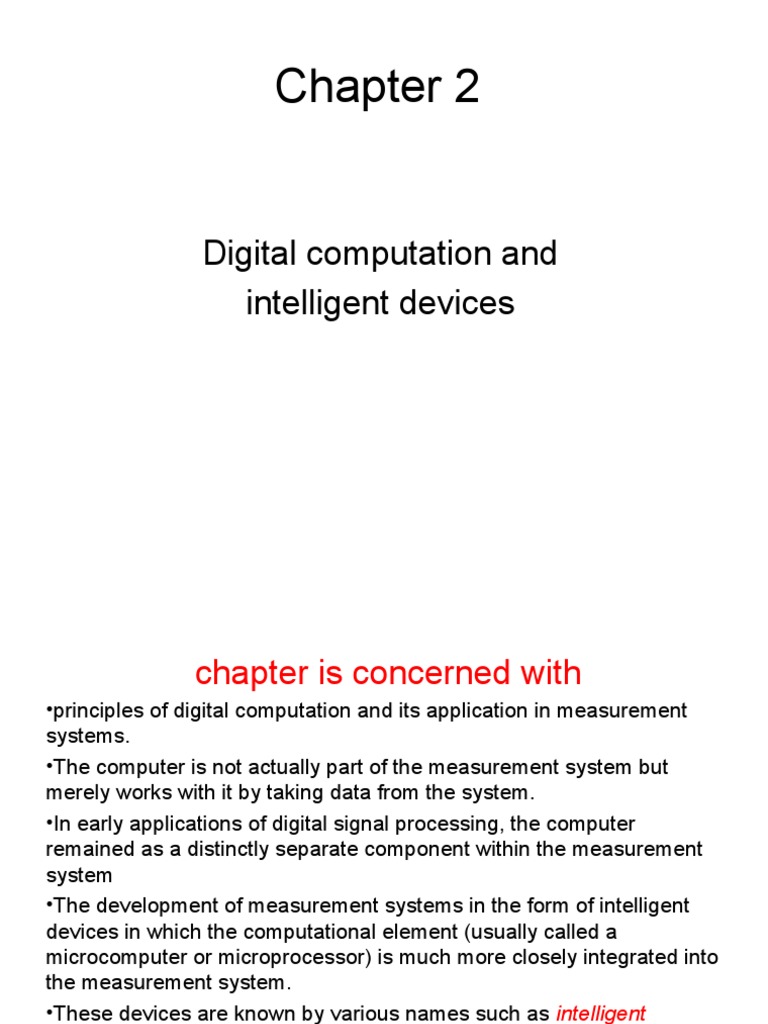 Chapter 2 Micro Processor and Computer in Measurement | PDF | Computer ...