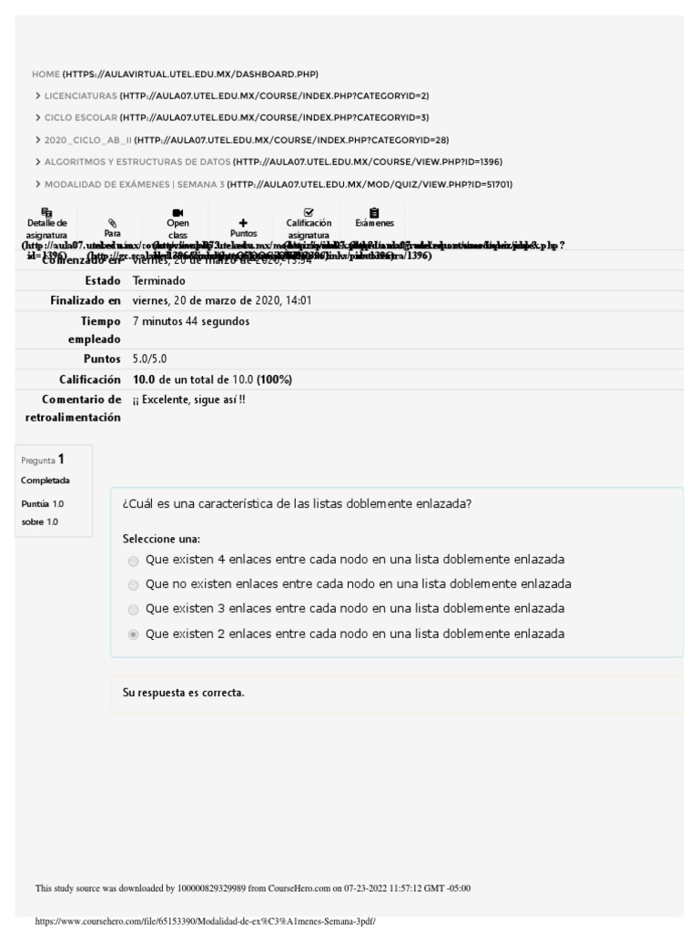 Modalidad de Ex Menes Semana 3 PDF | Descargar gratis PDF | Desarrollo de software | Gestión de ...