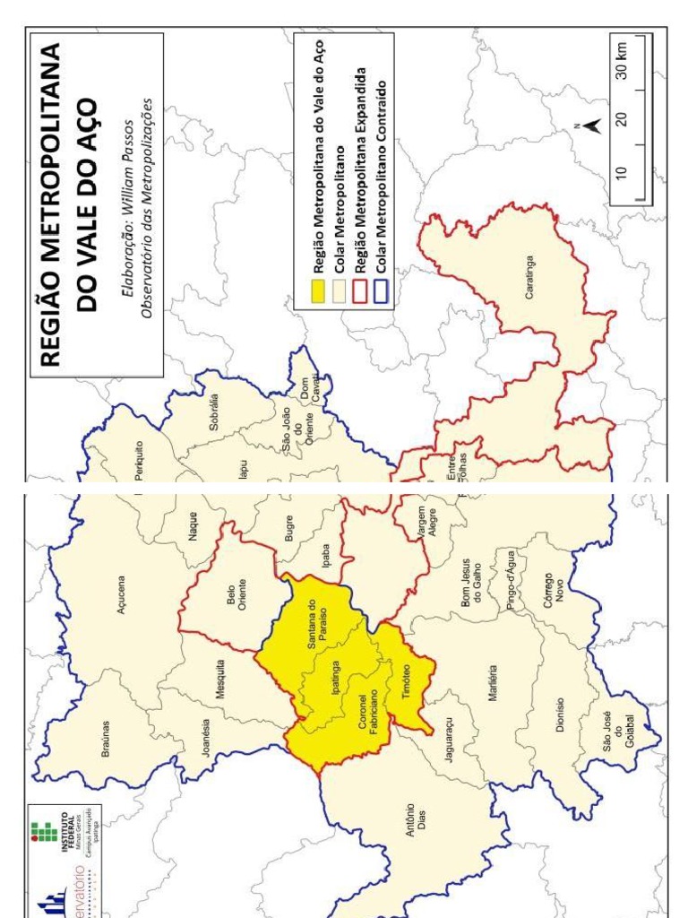 MAPA VALE DO AÇO (1) | PDF