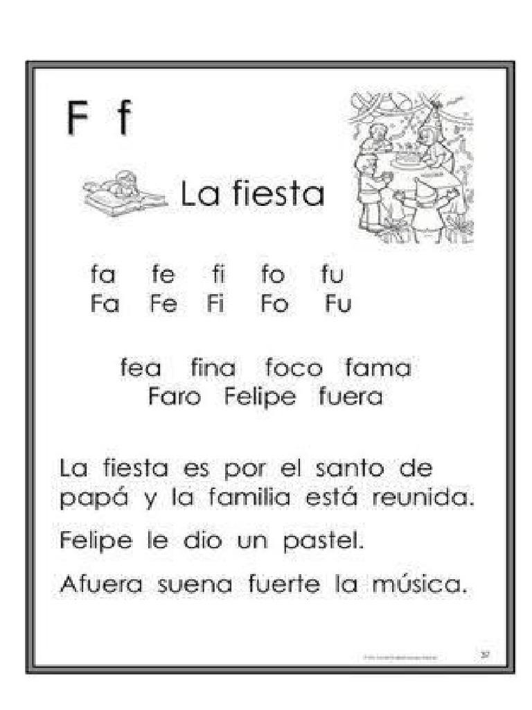Letra F | PDF