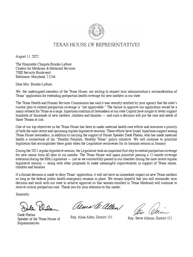 Letter to CMS | PDF | The United States | Government