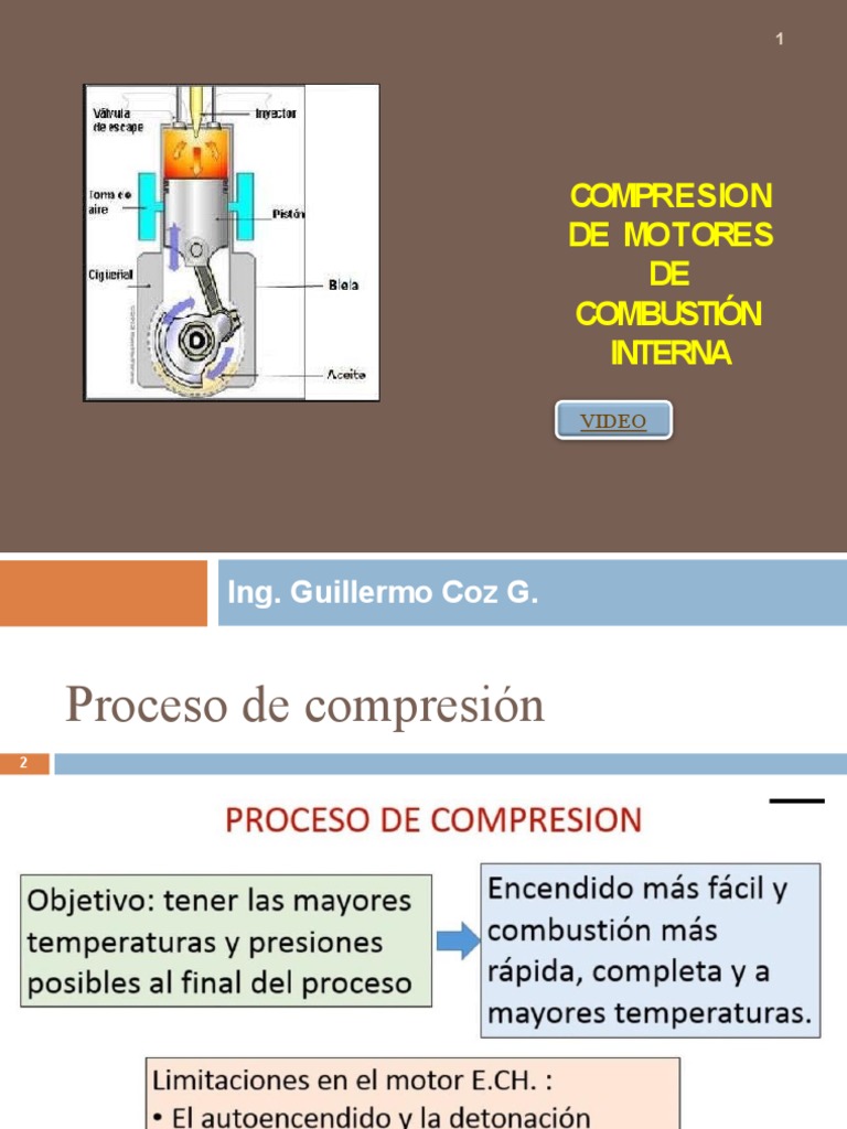 Cl08 Proceso de Compresion | PDF | Motor de combustión interna | Partes ...