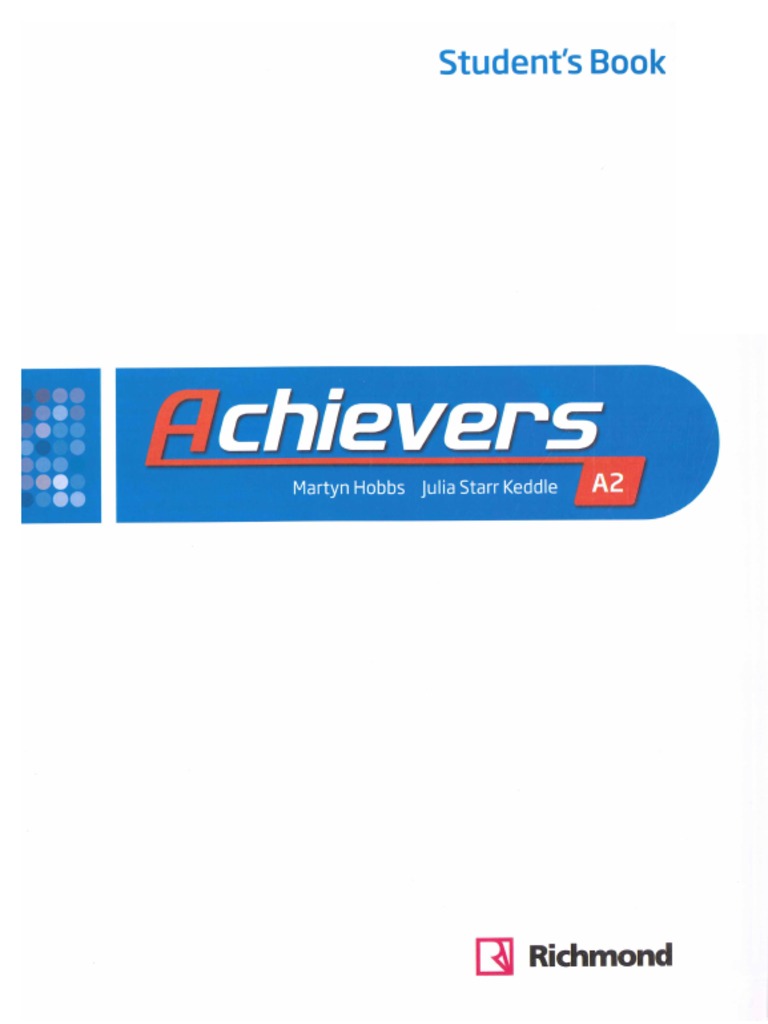 Achievers A2 Student | PDF