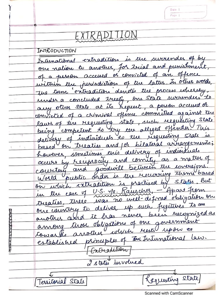Extradition | PDF