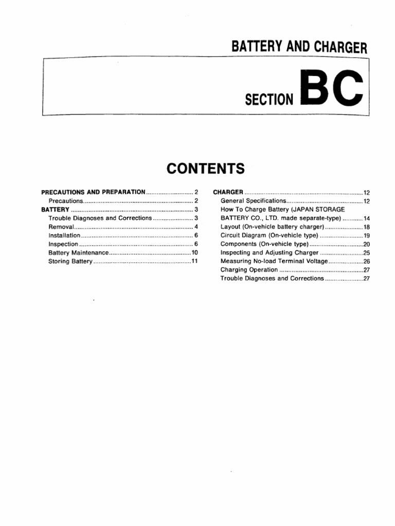 P01&P02ServiceManual-Battery & Charger | PDF
