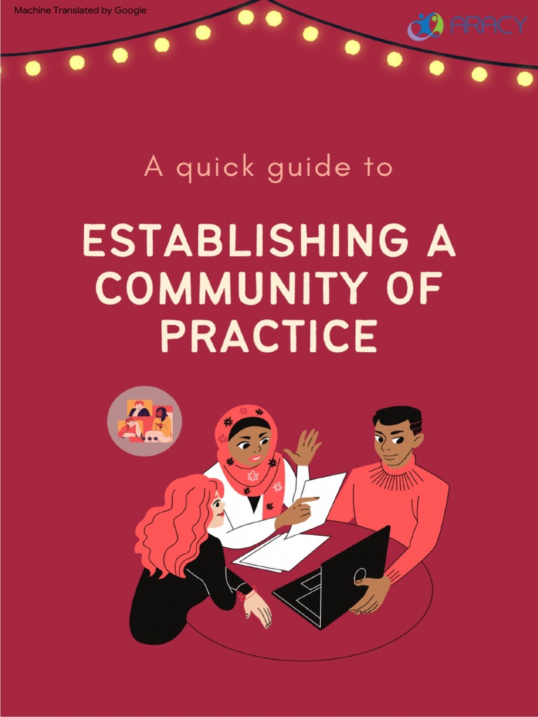 A Quick Guide To Establishing A Community of Practice (ARACY) 2021 ...