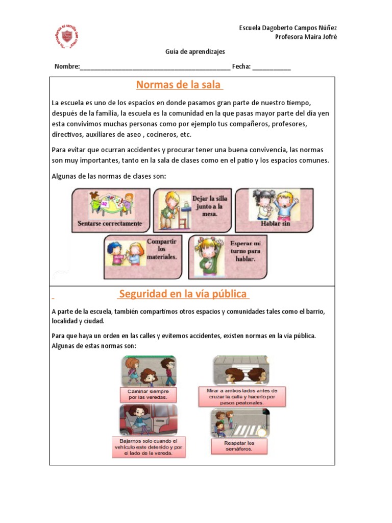 Guía de Aprendizaje Historia 2 Básico | PDF | Crecimiento personal y ...