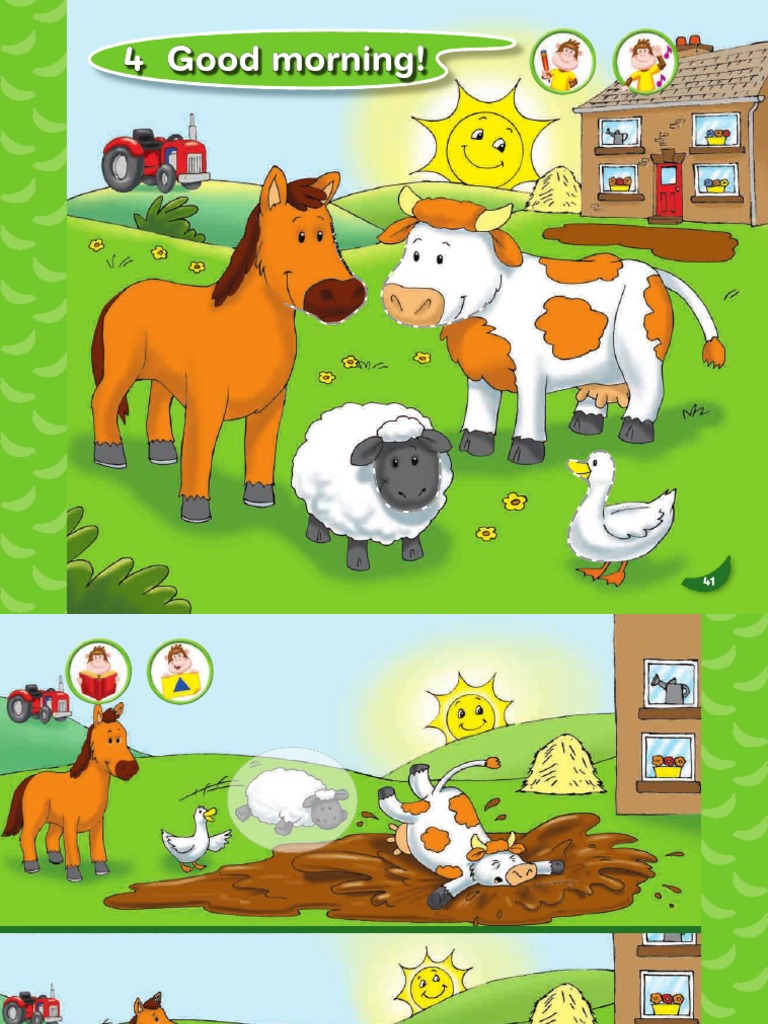 Cheeky Monkey 1 SB Unit 4-1 | PDF | Old Mac Donald Had A Farm | Agriculture
