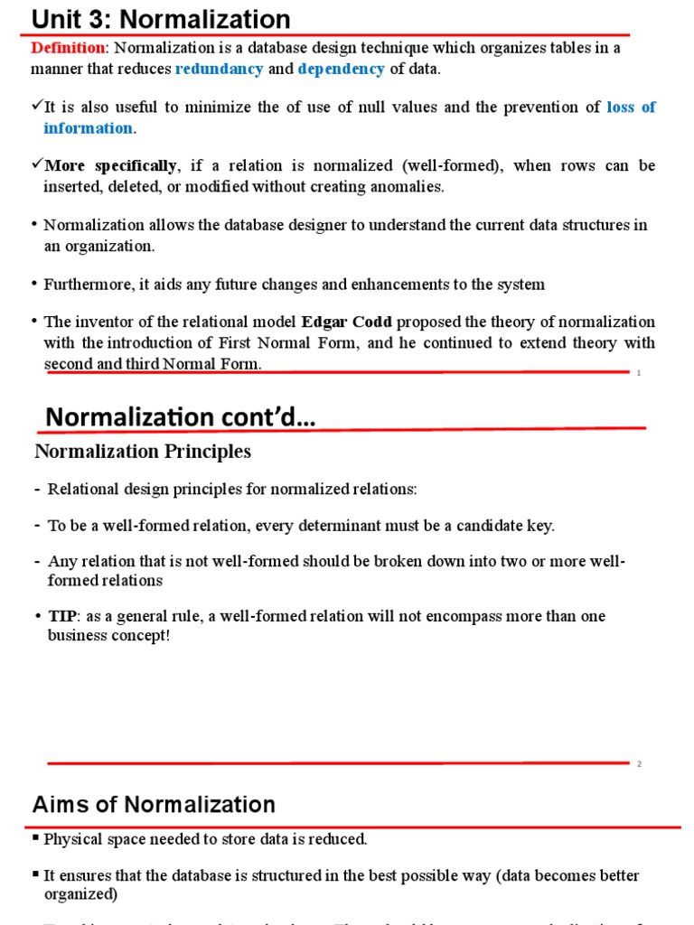 Redundancy Dependency Loss of Information | PDF | Relational Model | Databases