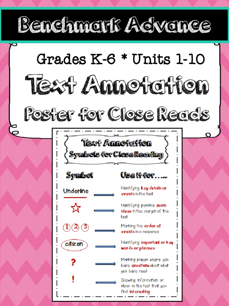 Grades K-6 Units 1-10: Text Annotation | PDF | Career & Growth ...