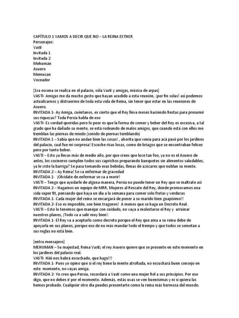 La Reina Esther Cap 1 | PDF | Arte | Clásicos