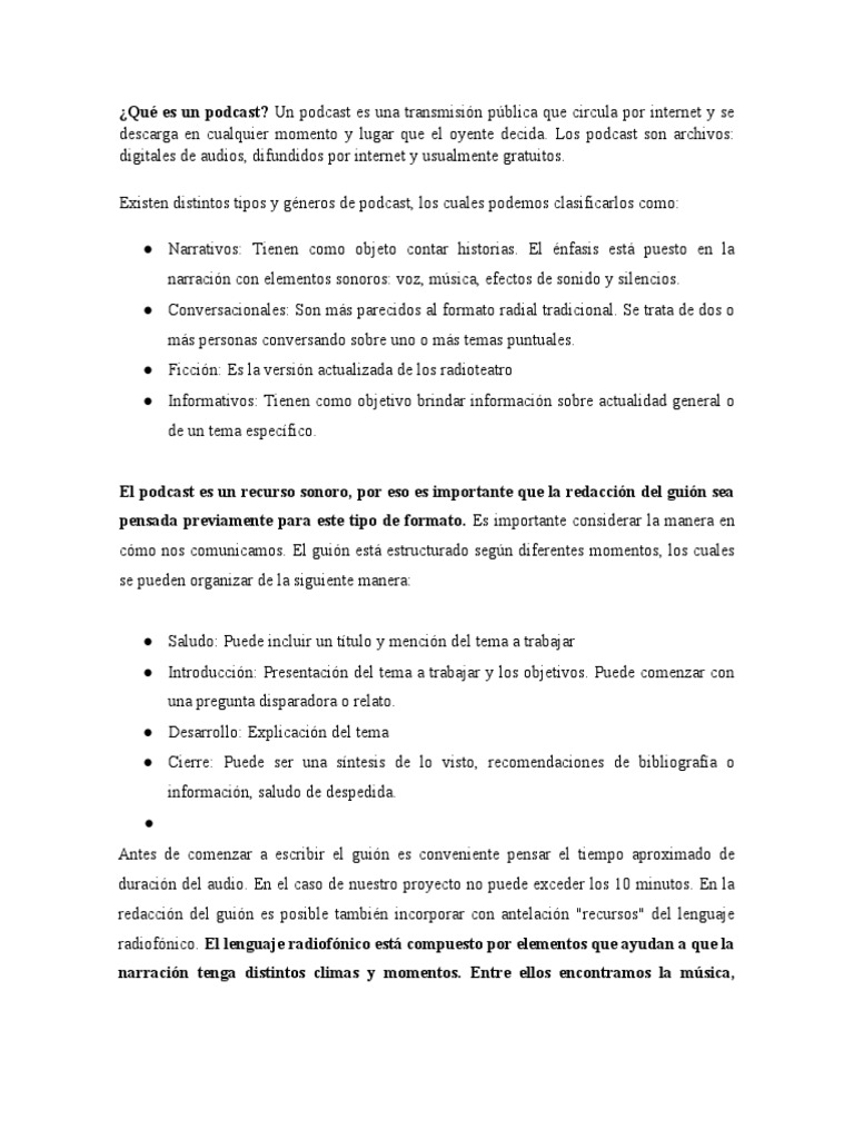 BHF | PDF | Podcast | Radiodifusión