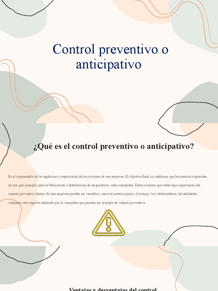 Ejemplos de Control Preventivo en Empresas | PDF | Business | Planificación