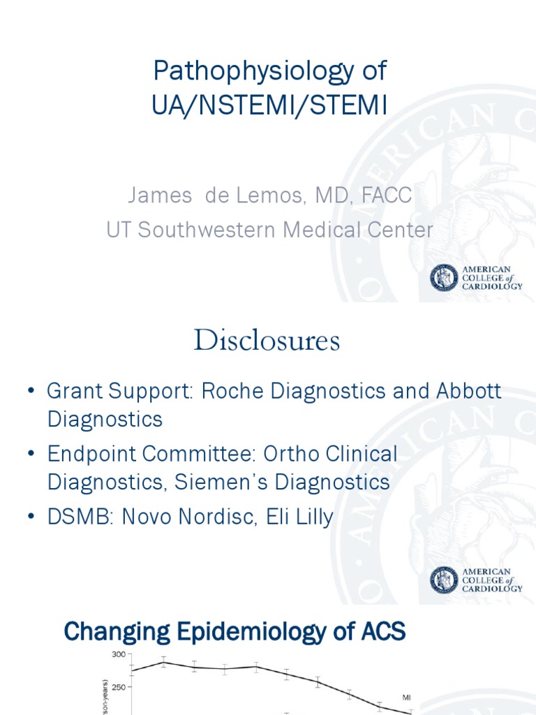 NSTEMI Pathophysiology Overview | PDF | Myocardial Infarction | Thrombosis
