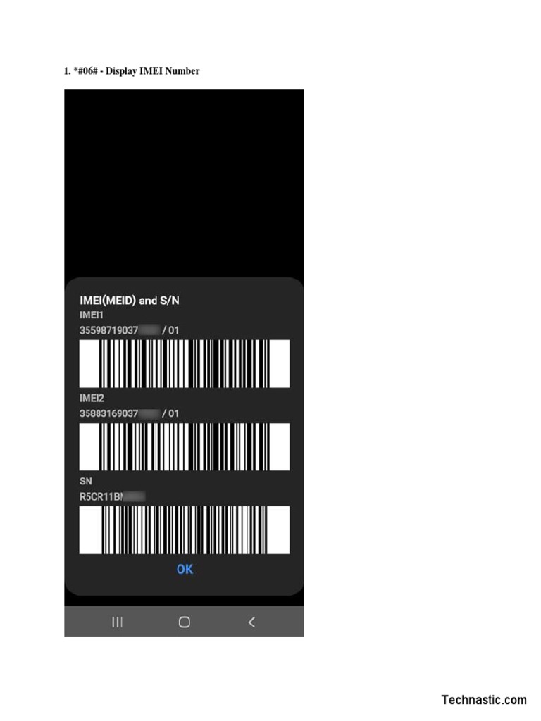 Android Secret Codes USSD Codes | PDF | Android (Operating System) | Smartphone