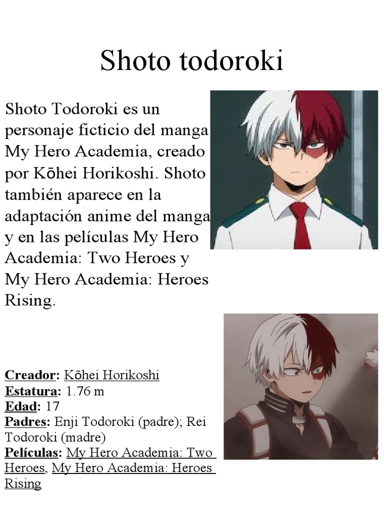 Shoto Todoroki | PDF