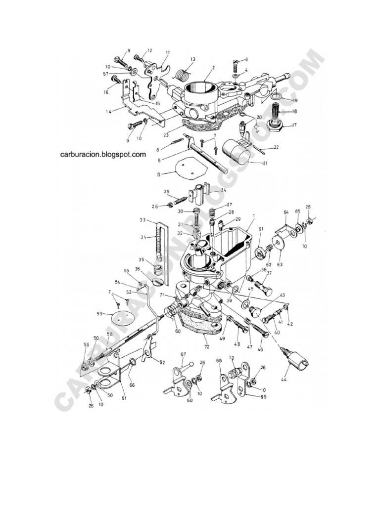 Despiece Carburador Weber | PDF