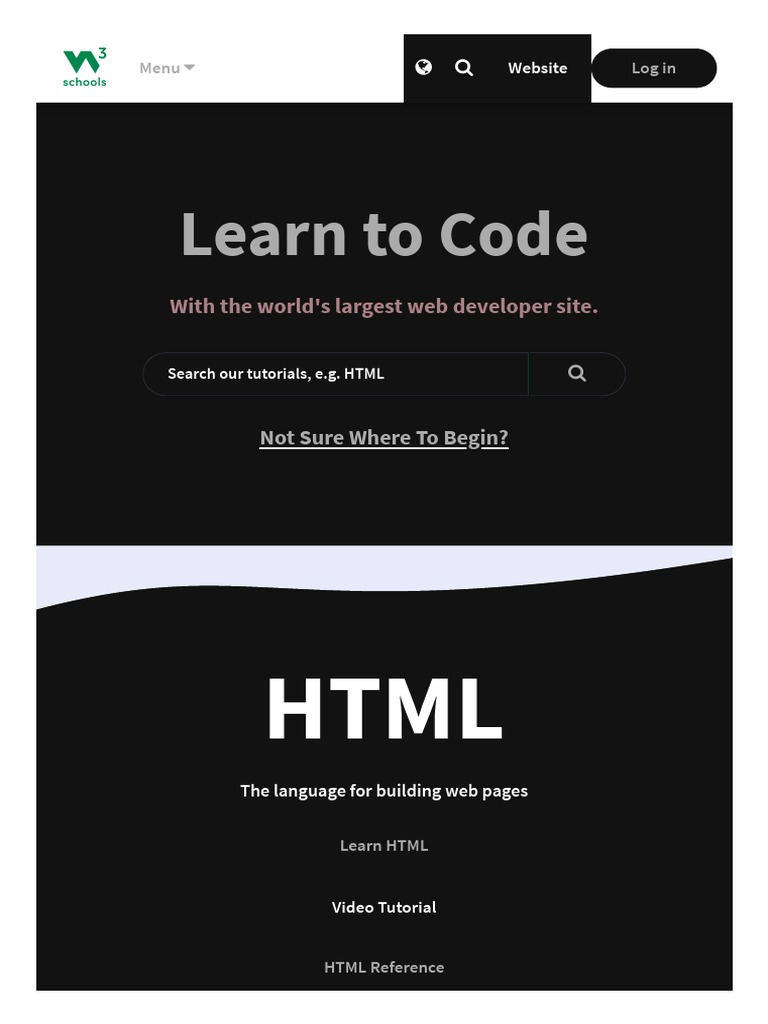 W3Schools Online Web Tutorials | PDF | World Wide Web | Internet & Web