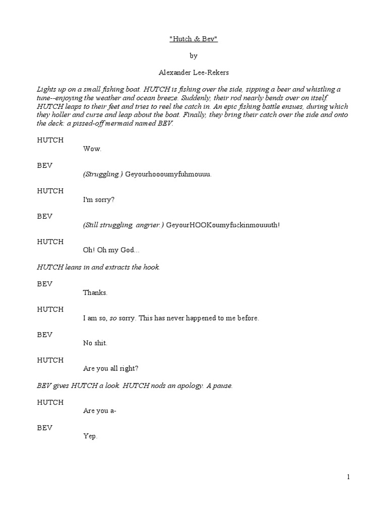 "Hutch & Bev" by Alexander Lee-Rekers | PDF