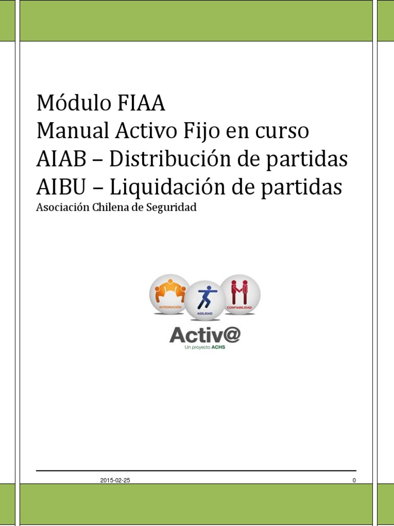 Manual SAP AIAB y AIBU: Activos Fijos | PDF | Informática | Software