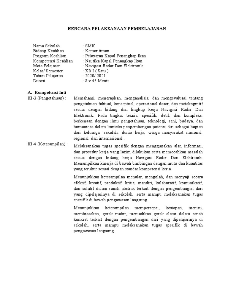 RPP Mengidentifikasi Gema Palsu, Sea Clutter & Anti Clutter | PDF