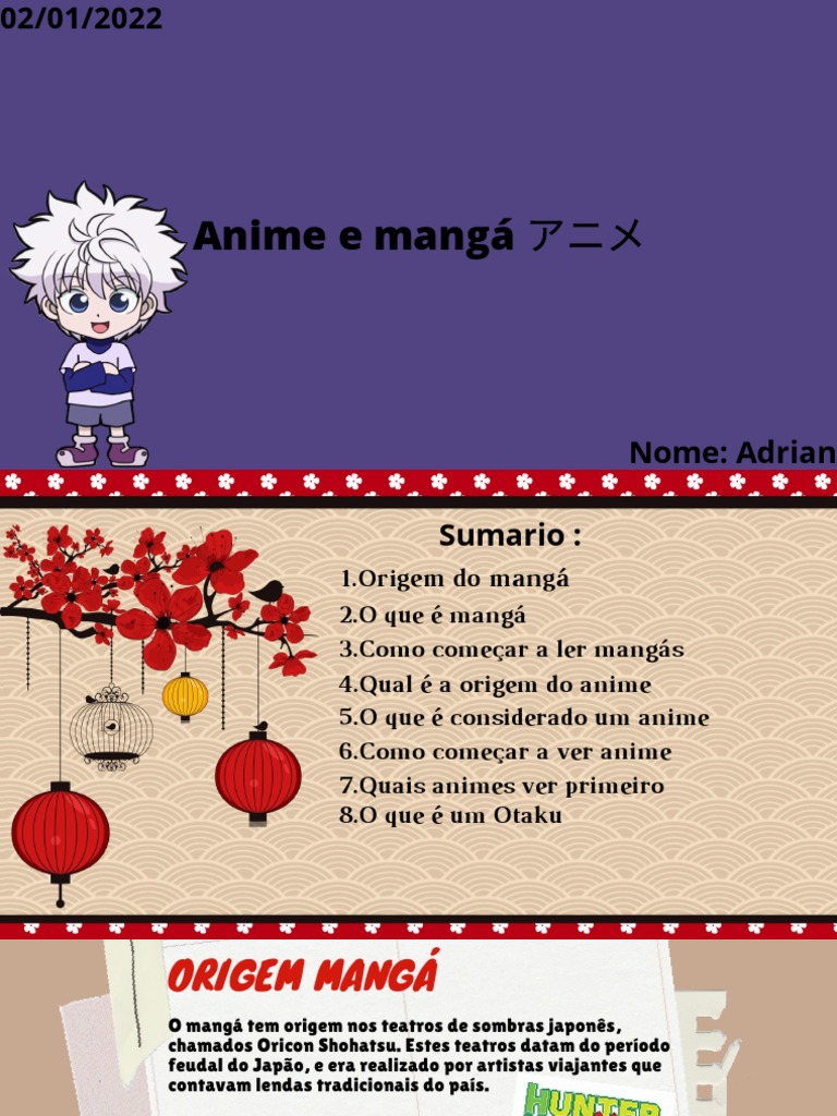 Anime e Mangá | PDF | Mangá | Animes