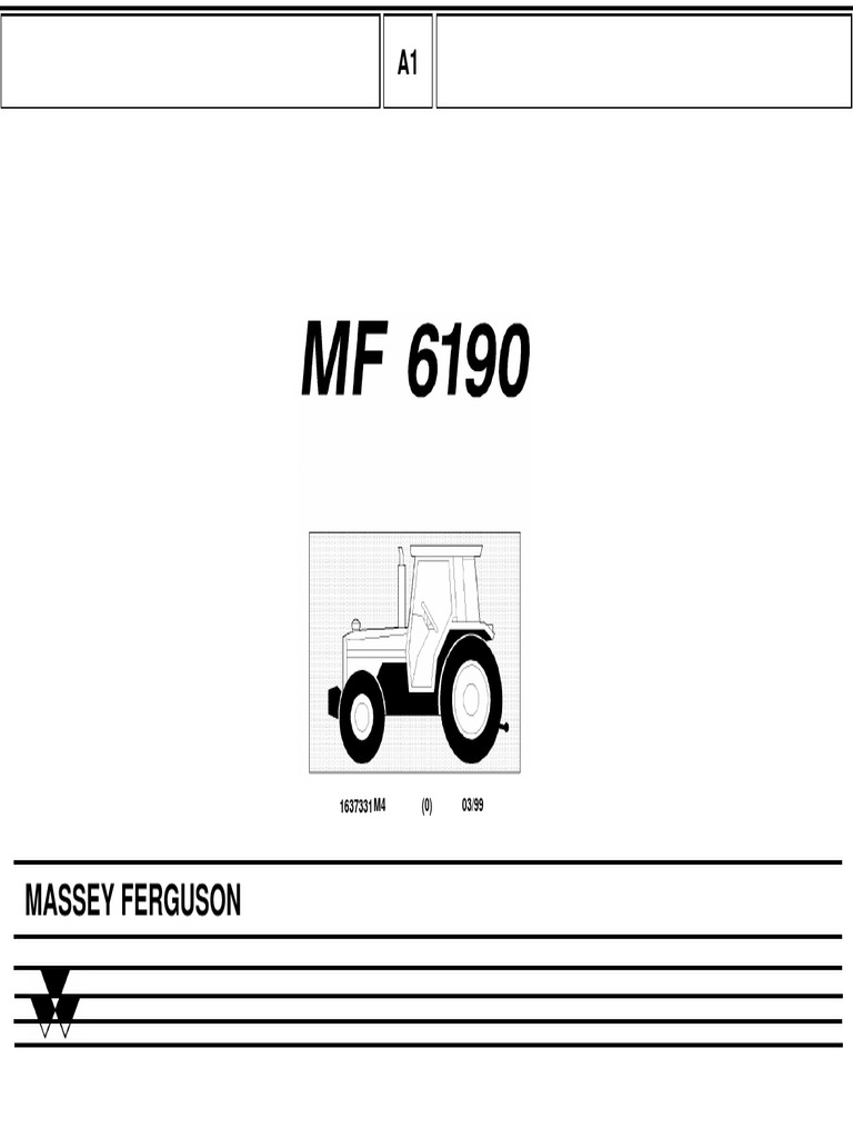 MF 6190 | PDF | Manual Transmission | Axle