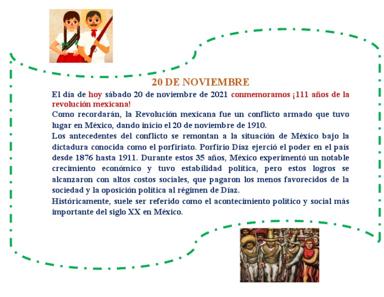 20 de Noviembre | PDF