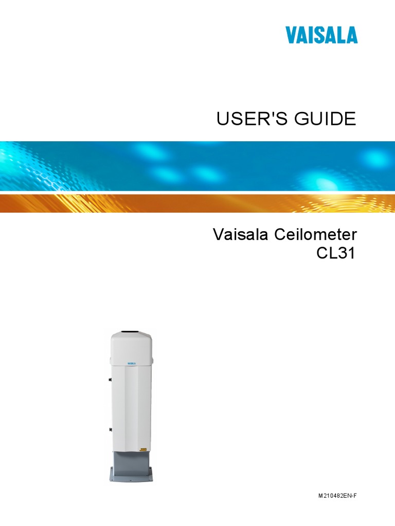 User'S Guide: Vaisala Ceilometer CL31 | Download Free PDF ...
