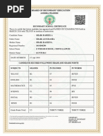 Study Certificate Format | PDF