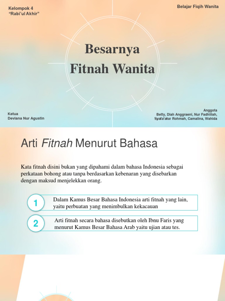 Bahaya Fitnah Wanita dalam Islam | PDF | Agama & Spiritualitas
