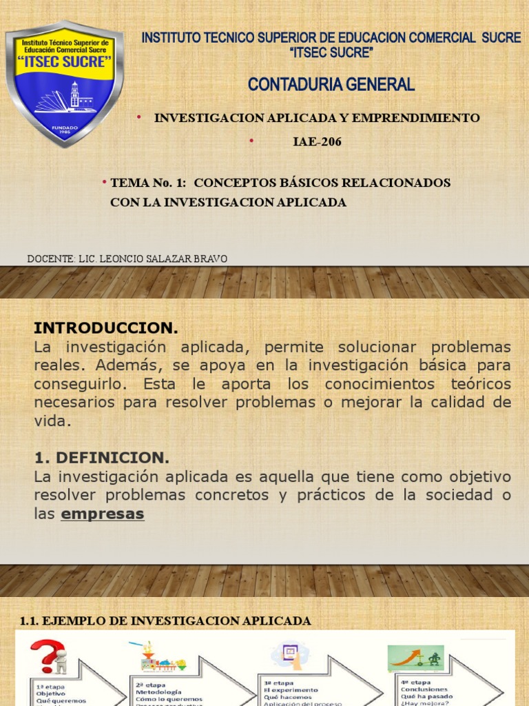 Tema 1 Iae | PDF | Teoría | Método científico