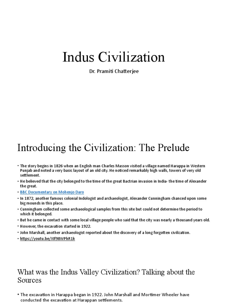 BENG261 (Harappan Civilization) | PDF