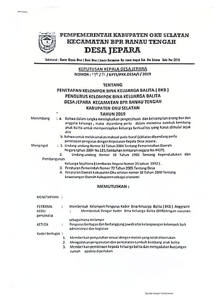Contoh Sk Bkb Pdf