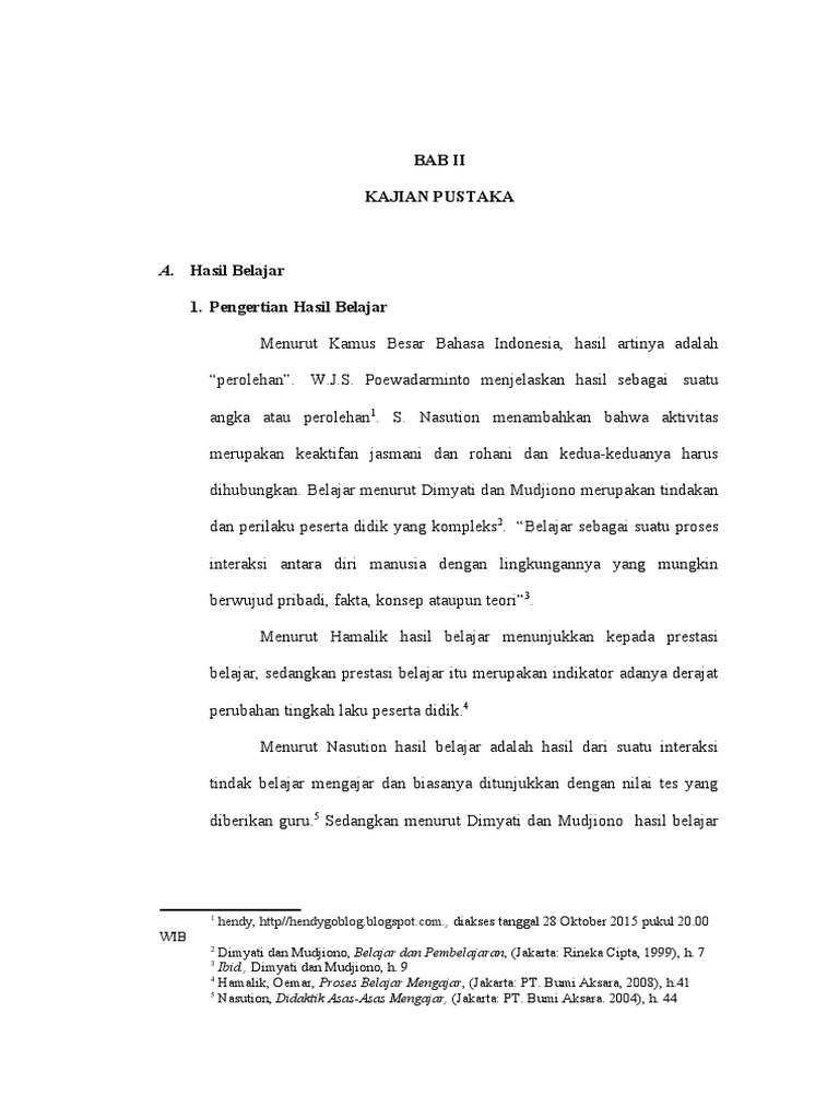 Hasil Belajar: Definisi, Tipe, dan Faktor | PDF | Karier & Perkembangan | Pengembangan Diri