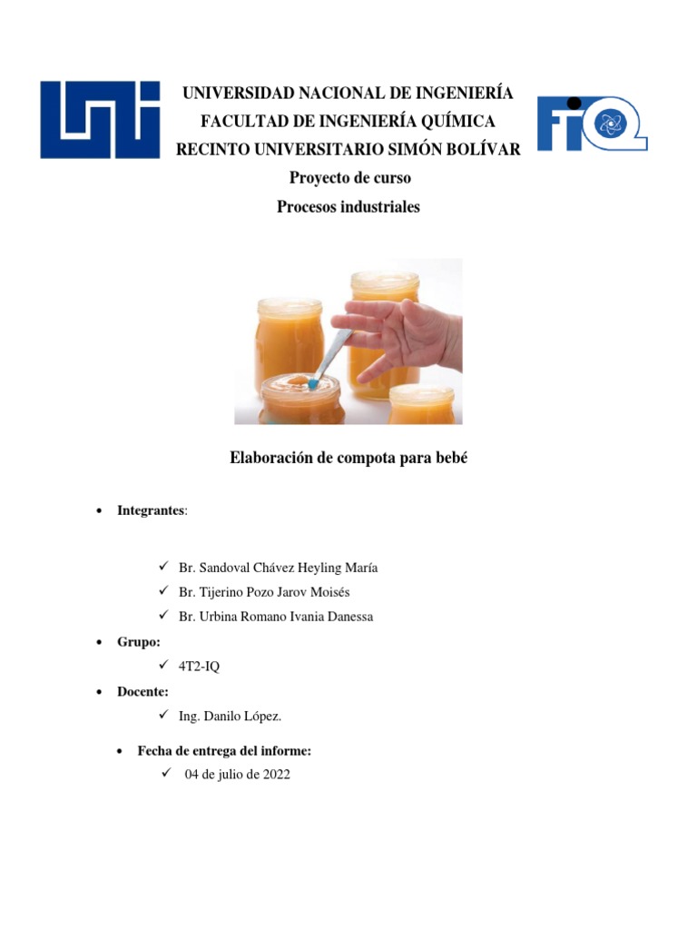 PC. Compota de Frutas | PDF | Naranja) | Alimentos