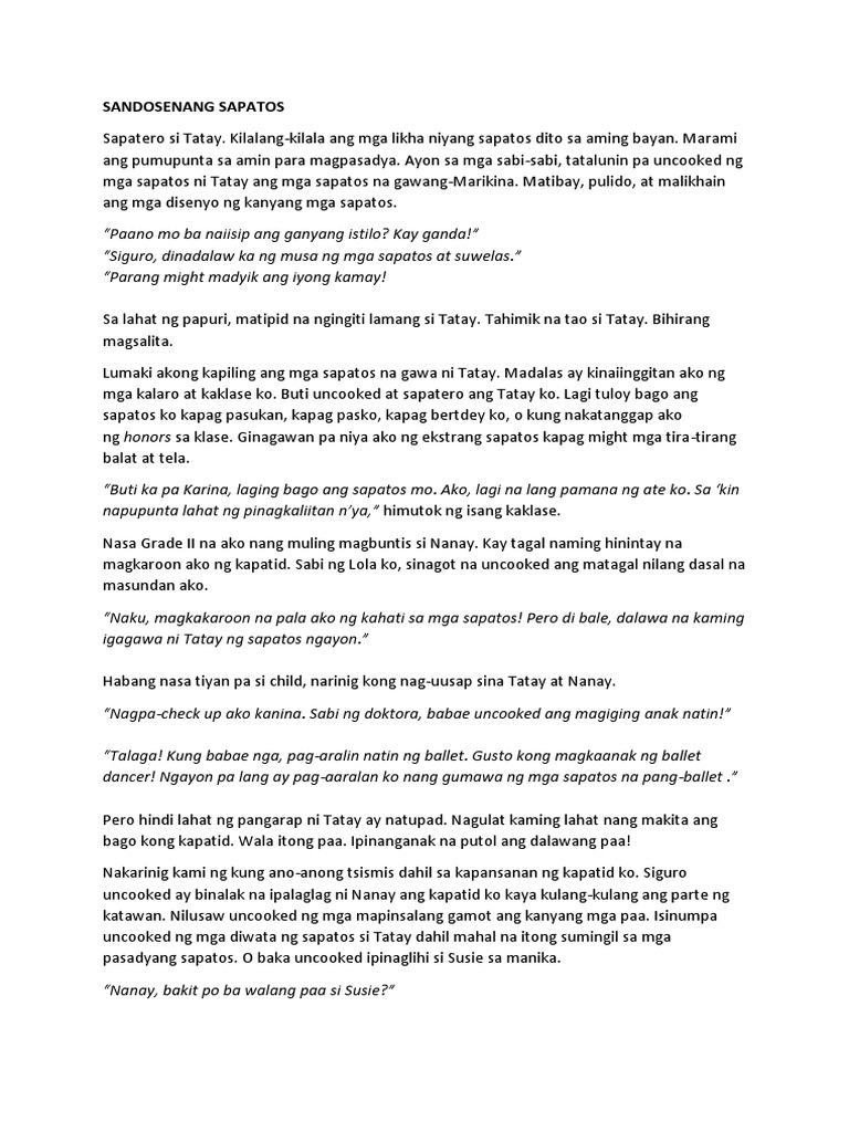 Masining Na Pagkukwento | PDF